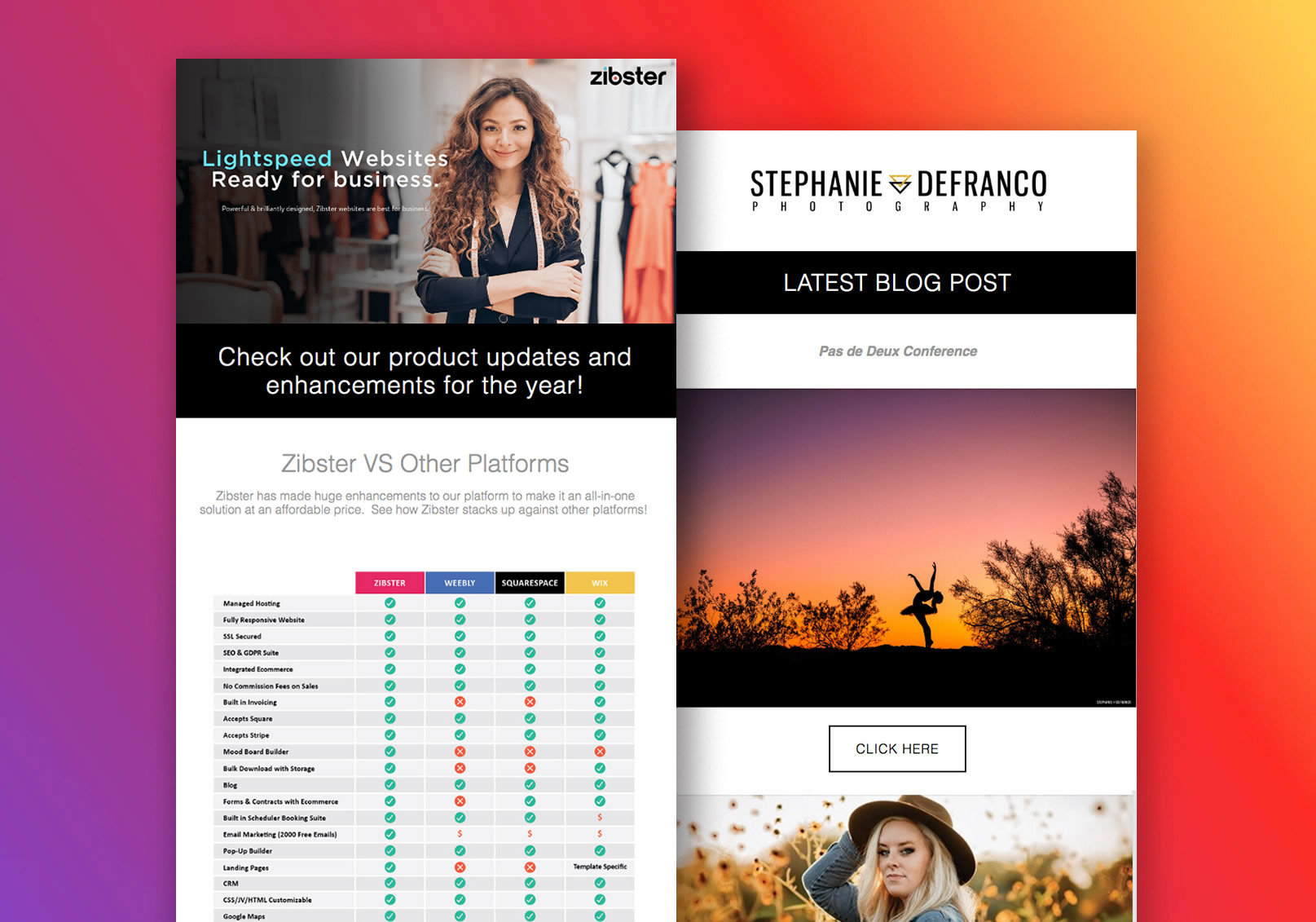 Build Landing pages with your Zibster Website | Zibster