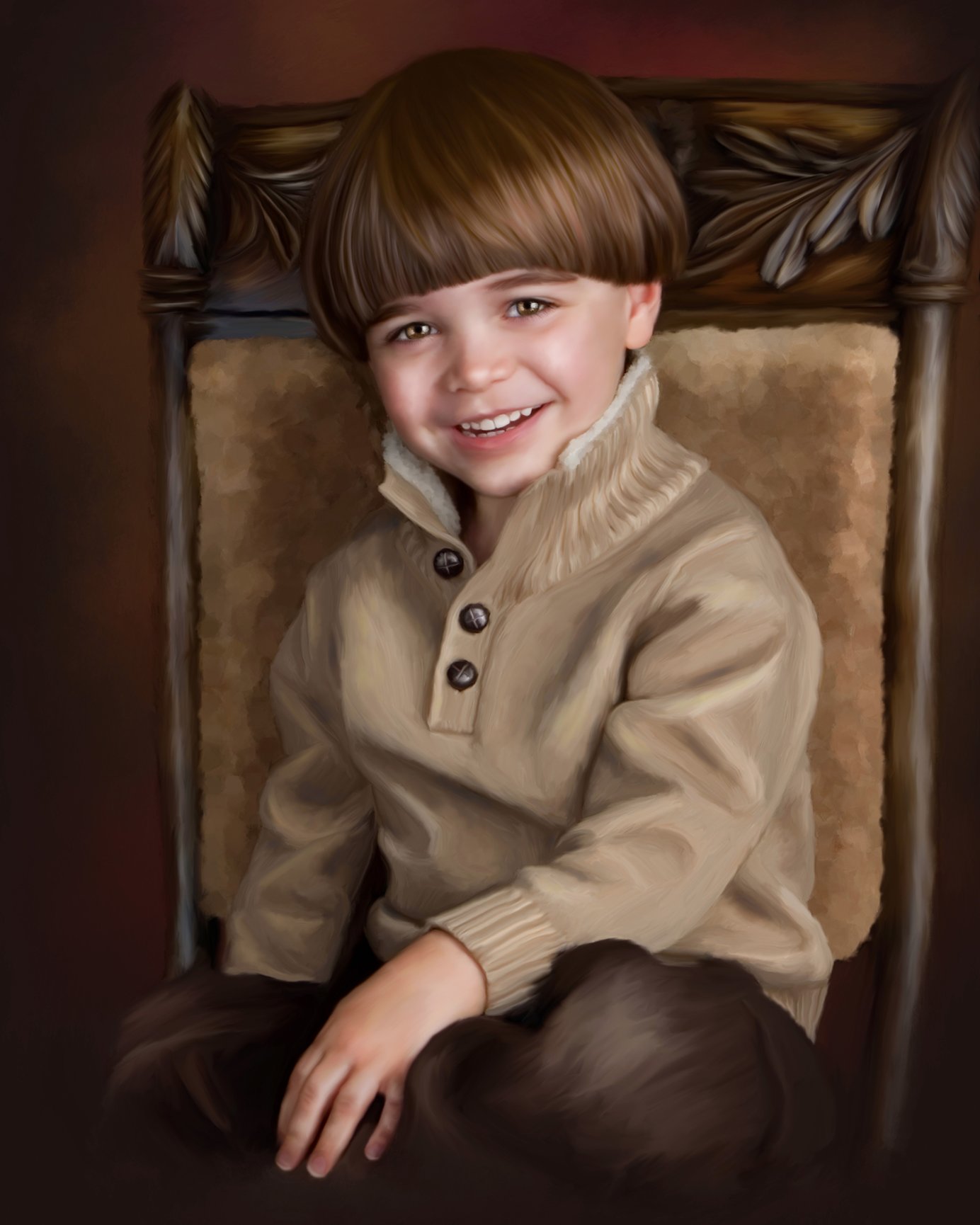 Paintings - Jordan Portrait Design