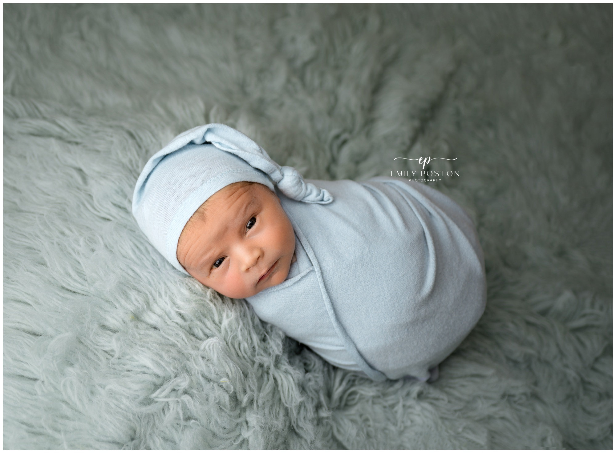 Baby Brooks's Wide Awake Newborn Photo Session