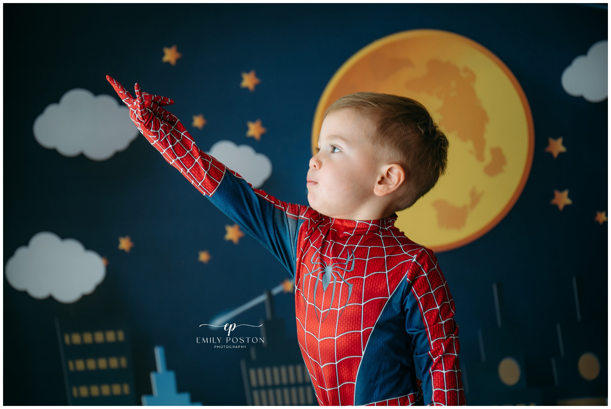 Spiderman Photo Shoot with 3 Year Old Sonny - Emily Poston Photography