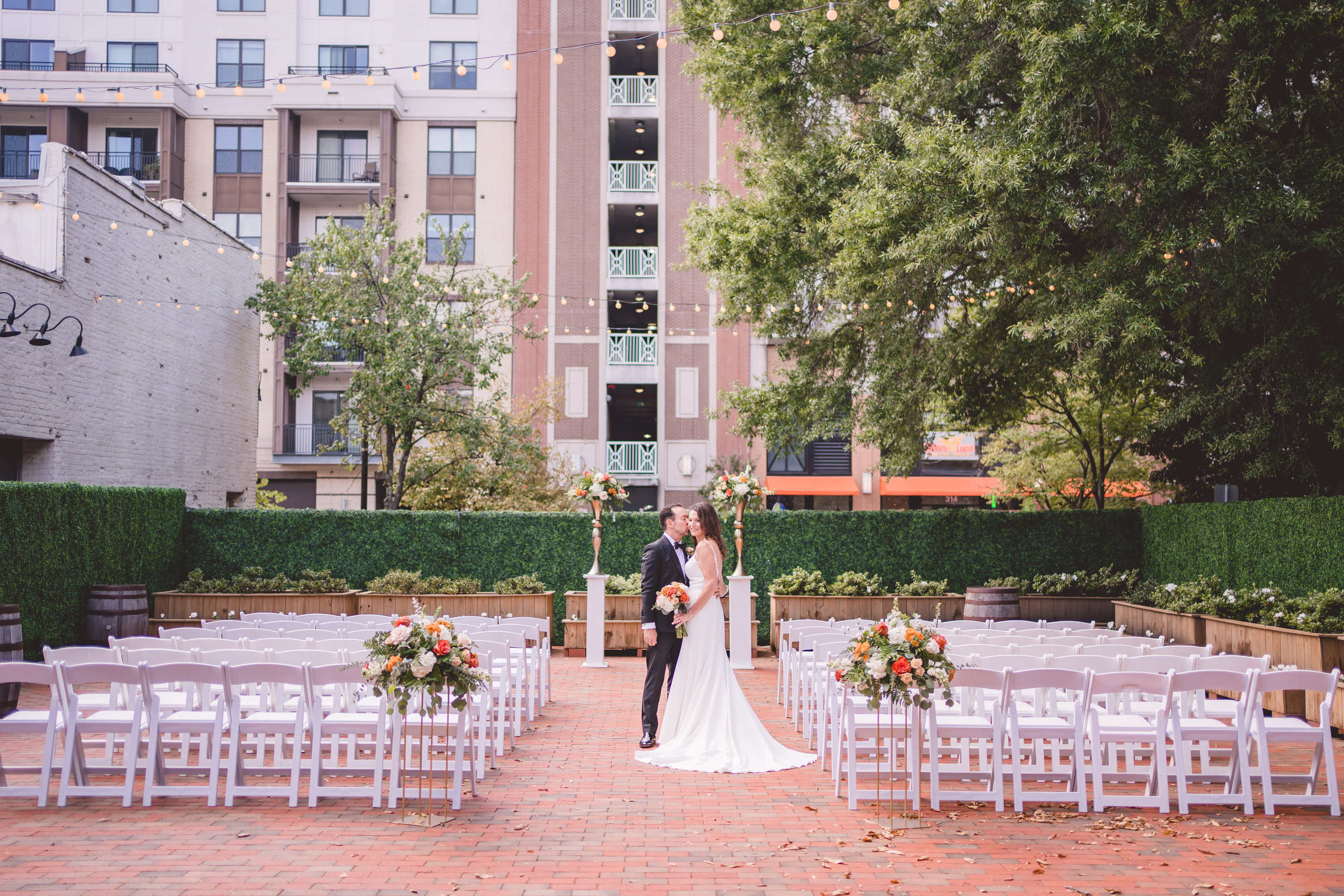 Wedding Photos the Grove at City Market Raleigh