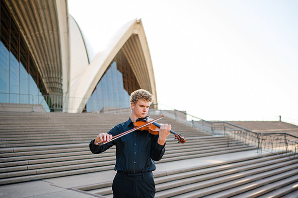 Violinist Portraits at Sydney Opera House – Alex from Montana