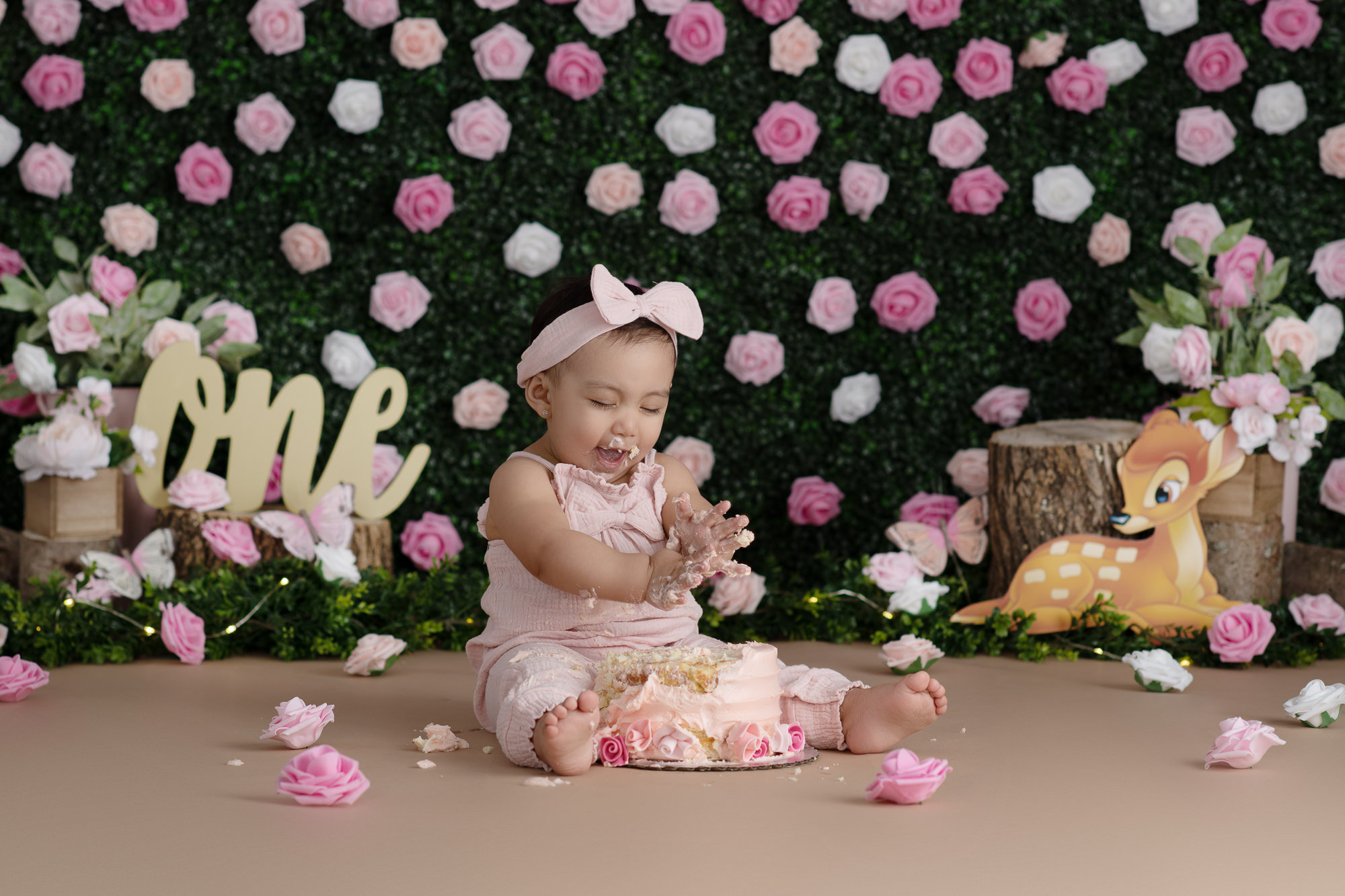 Bambi Themed Cake Smash Session / Attleboro Photographer - Jenee Cook ...