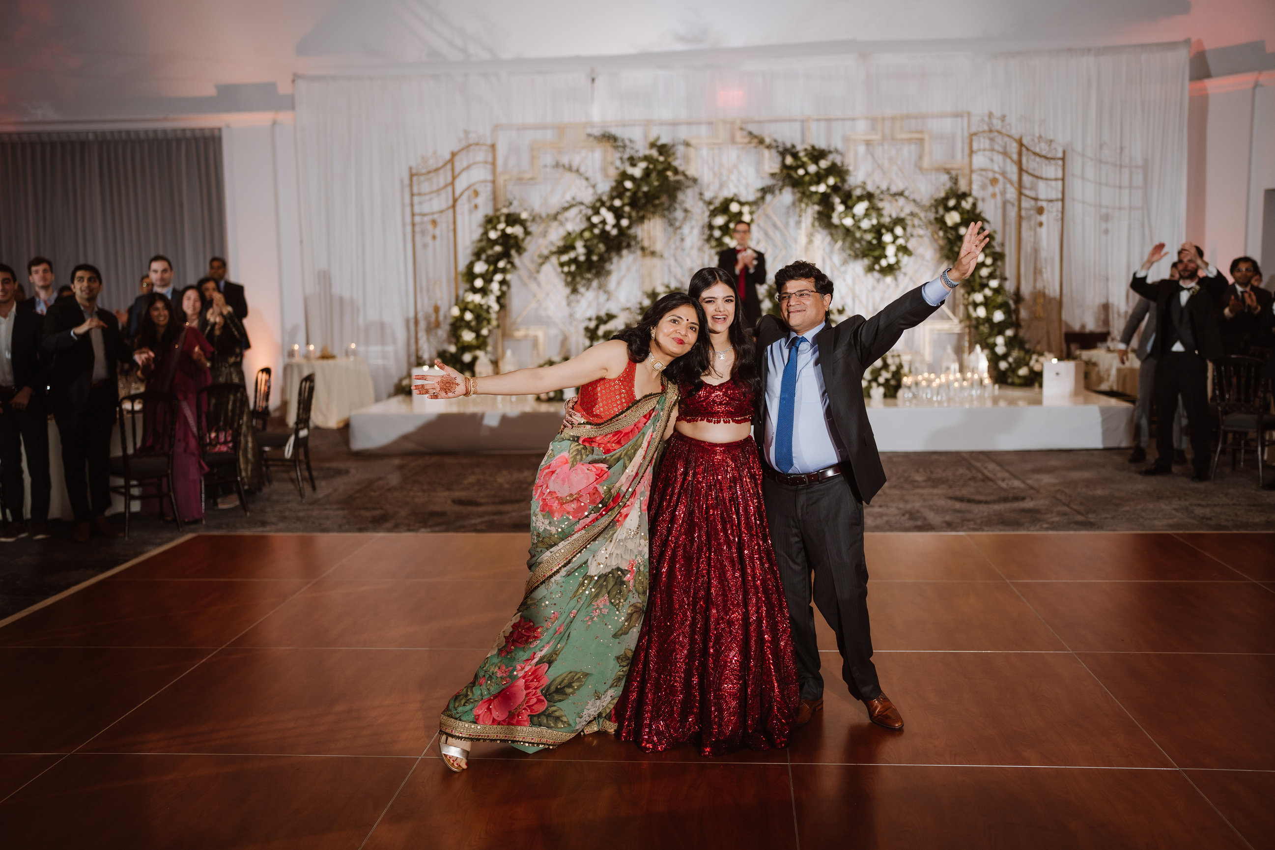 Let The Festivity Continue: Neha & Steve Reception - House of Talent Studio