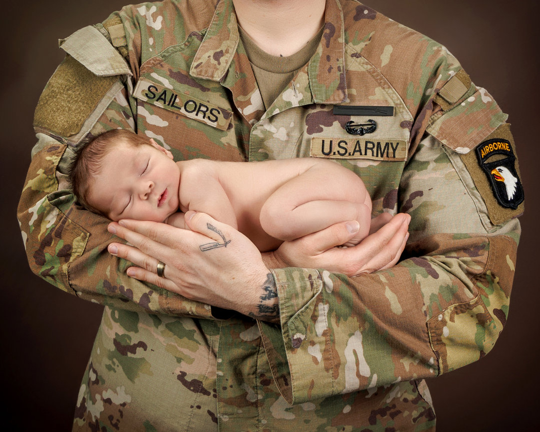 Military Baby | Daphne's Portrait Design | Clarksville, TN
