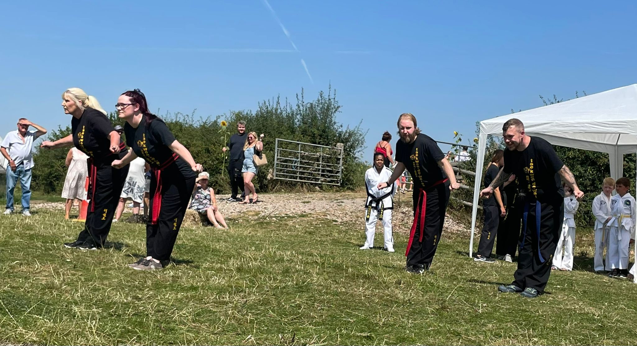 Display at Pencoed Farm - Taekwon-do-Wales