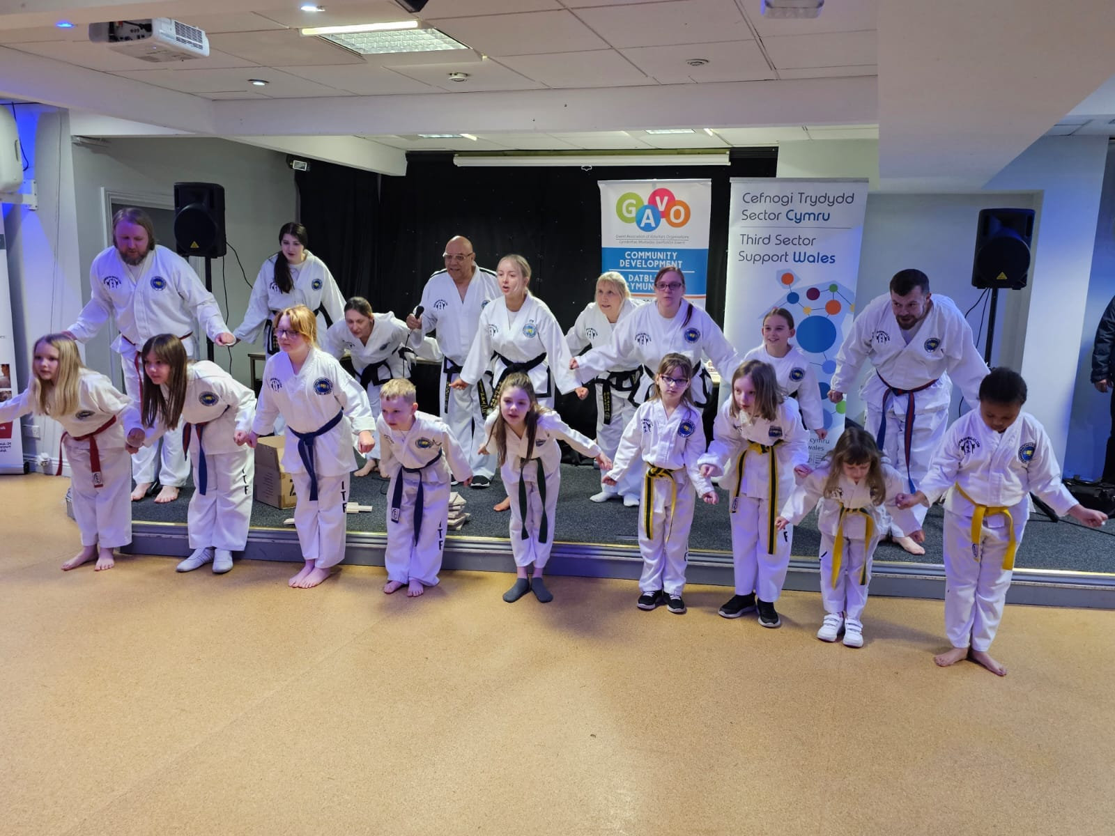 Display at GAVO at Blackwood Rugby Club - Taekwon-do-Wales