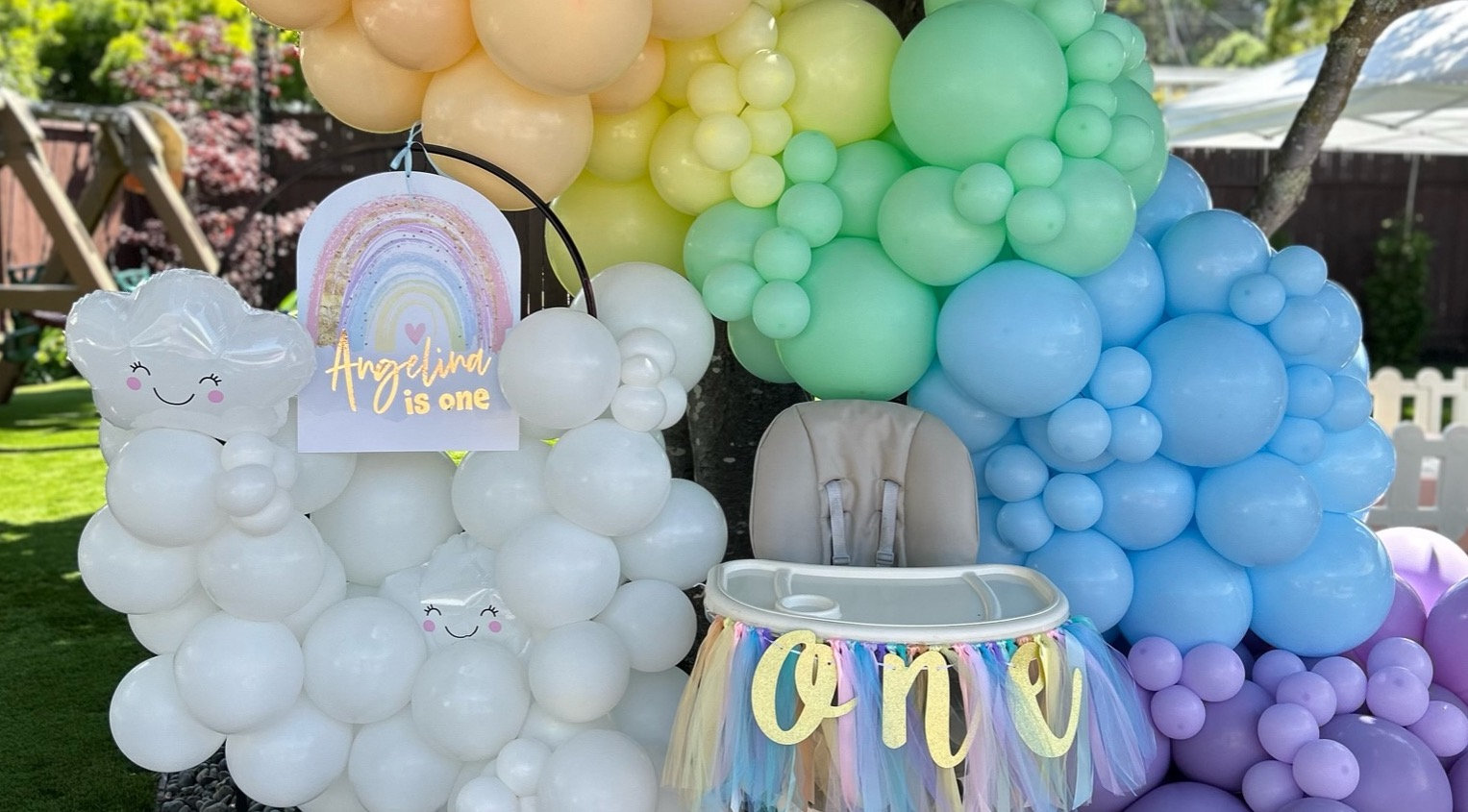 Rainbow First Birthday - 38north design co