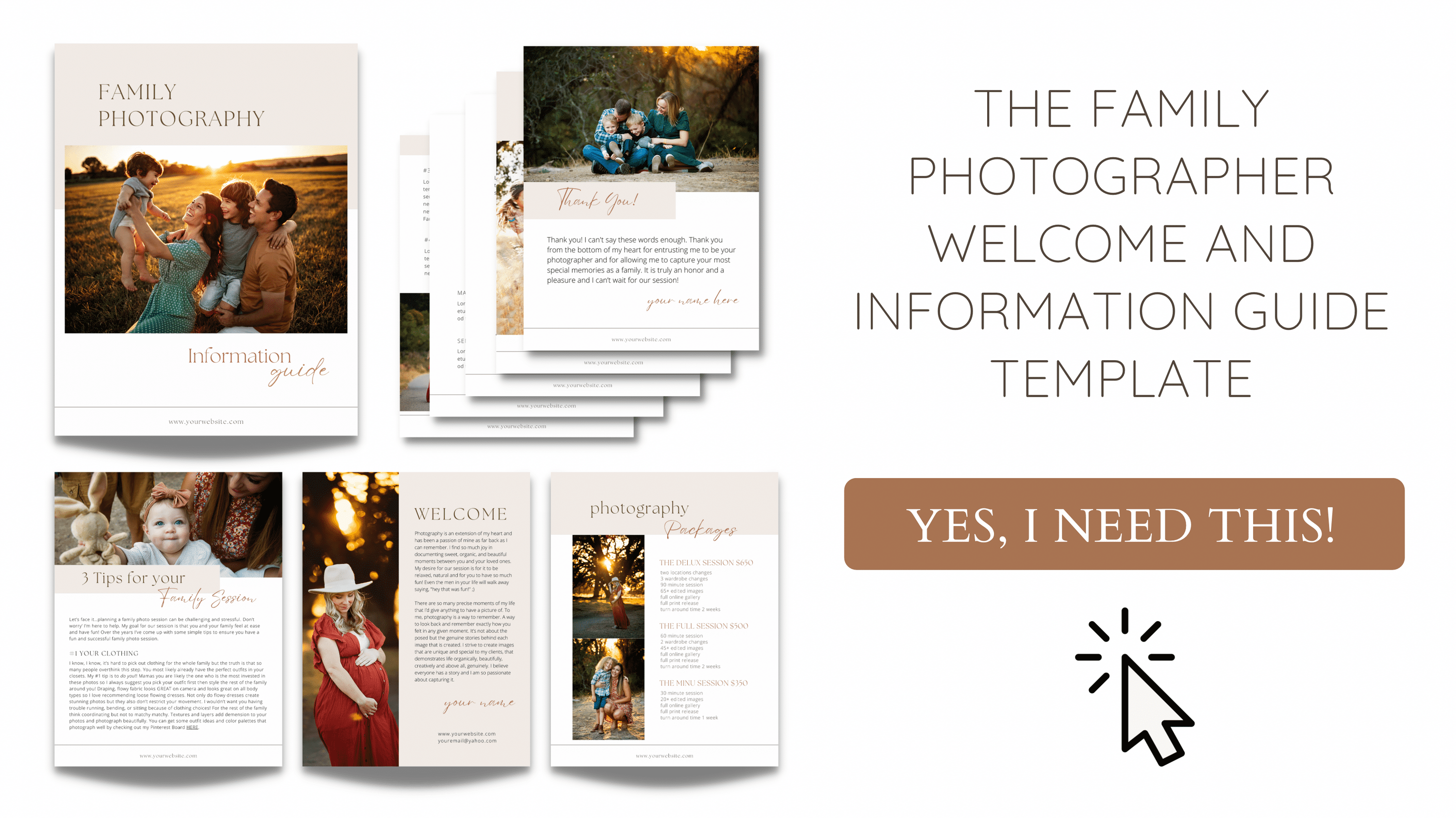 10 Things to Include in your Family Photography Welcome Guide - Tanya ...