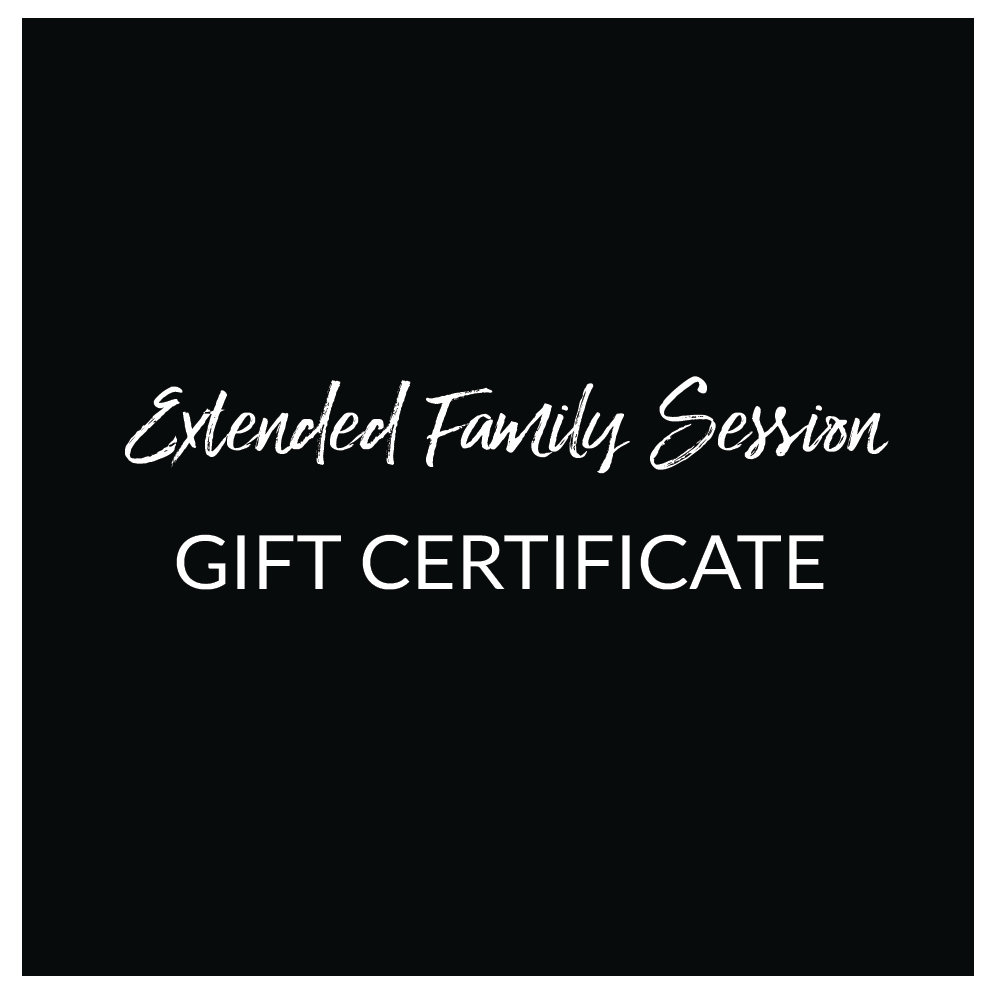 Extended Family Session Gift Certificate - Shots By Katie - Katie Koenig