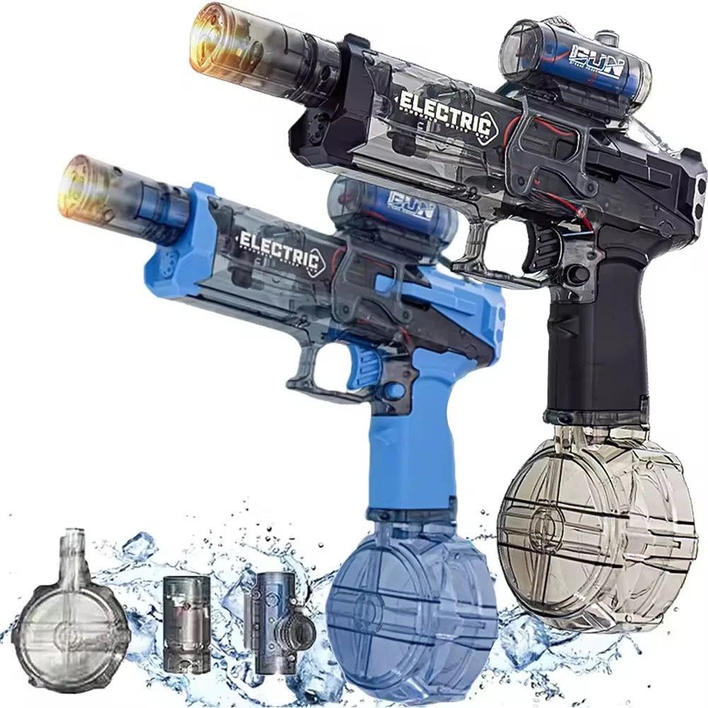Electric Water Gun with Muzzle Flash-Blue - Varano Photography