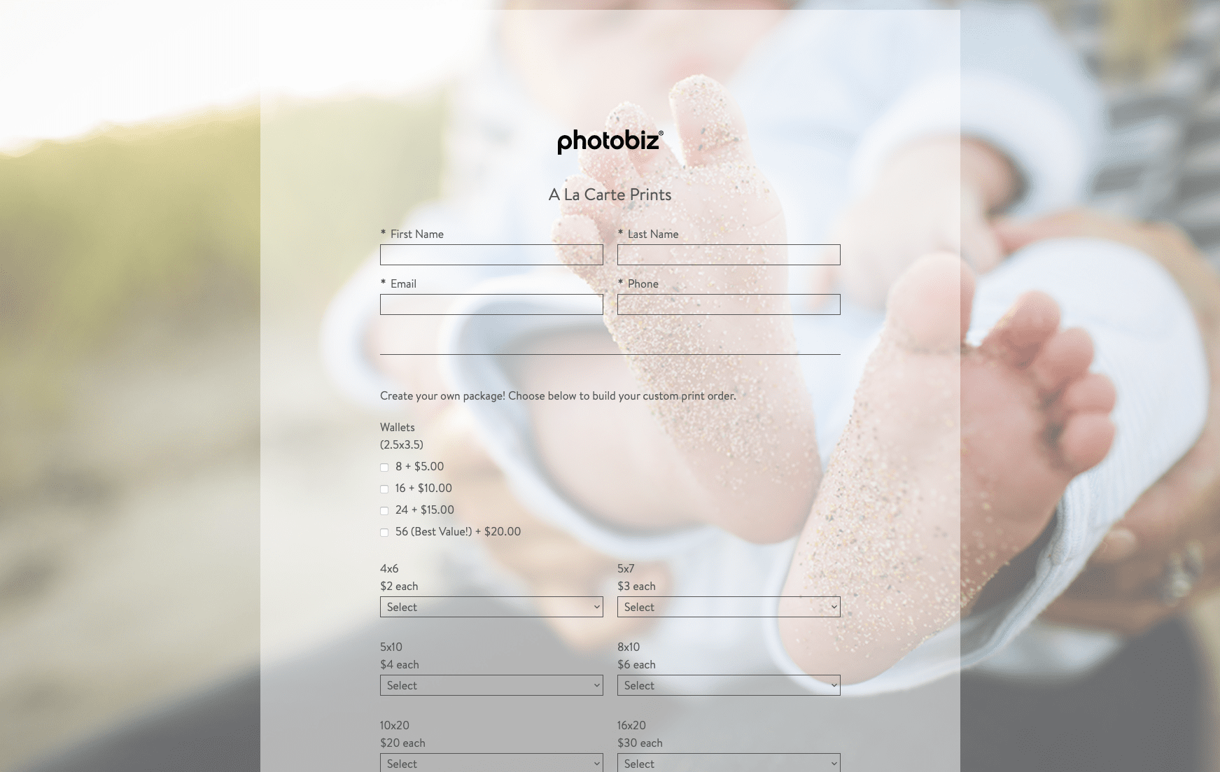 How To Create Custom Order Forms! - PhotoBiz Growth Hub