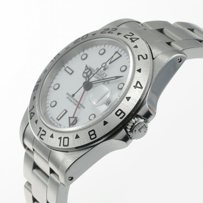 Rolex Explorer II* 16570 White Dial 1995 - Roy & Sacha Davidoff SA