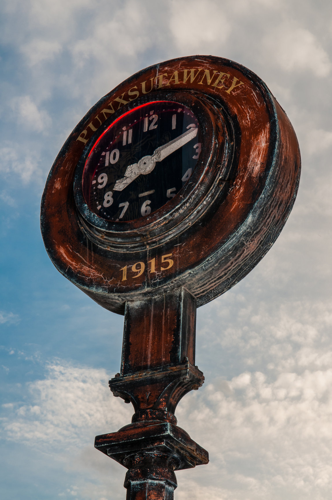 Punxsutawney, PA - Town Clock by K&K Photography