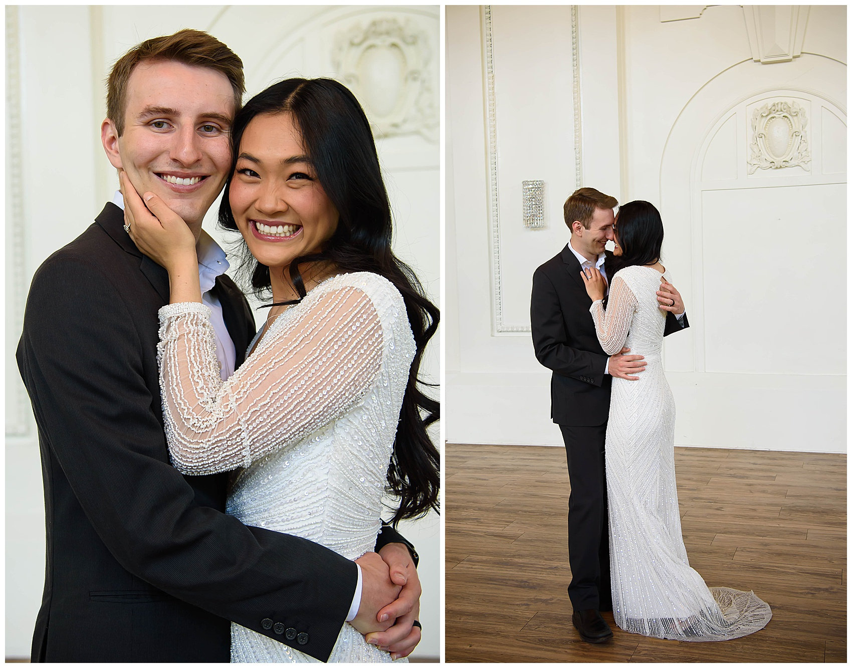 Sarah and Ted: Commercial Club Bridals - Erin Langford Photo