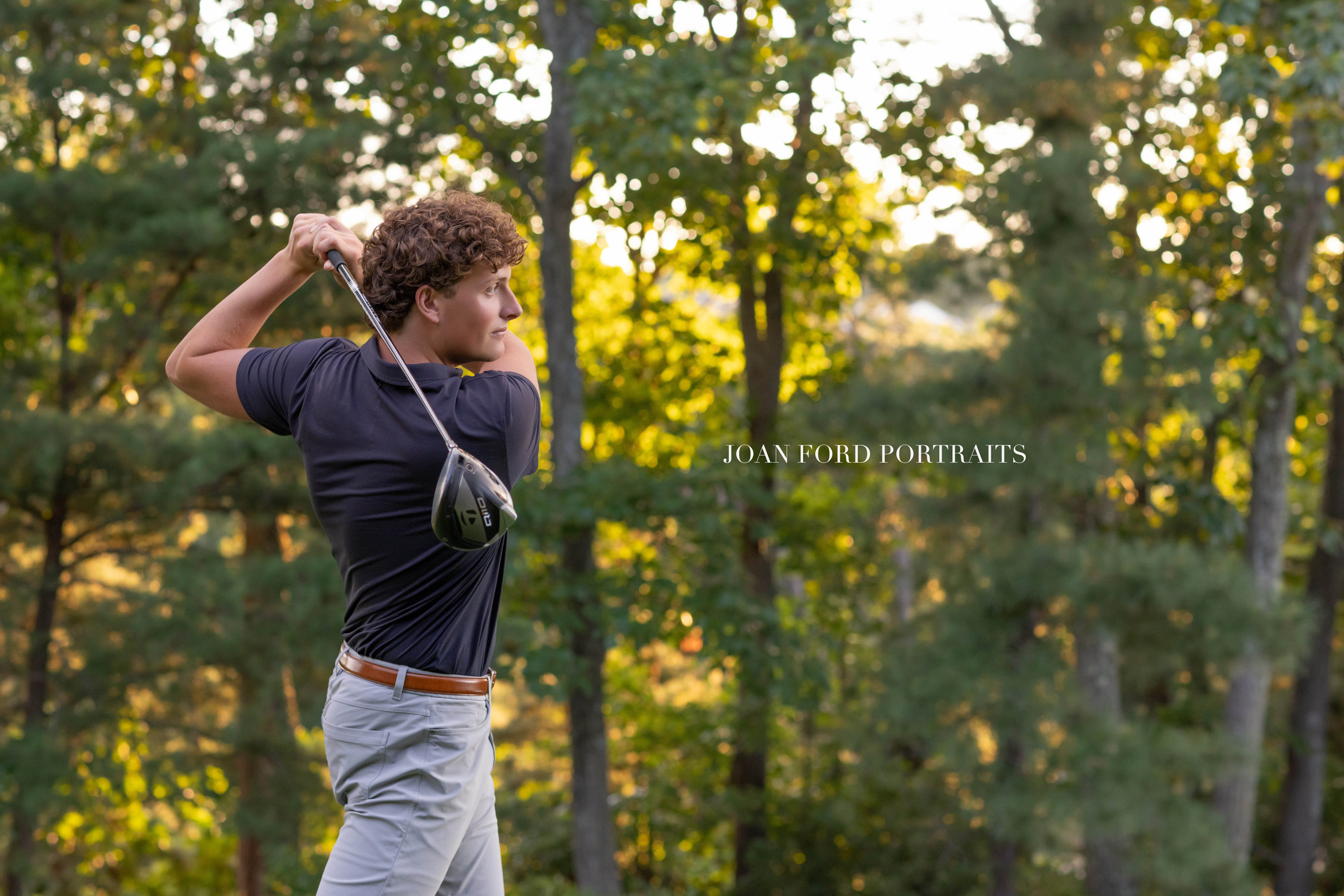 Lucas High School Senior Golf Session, Joan Ford Portraits - Joan Ford ...