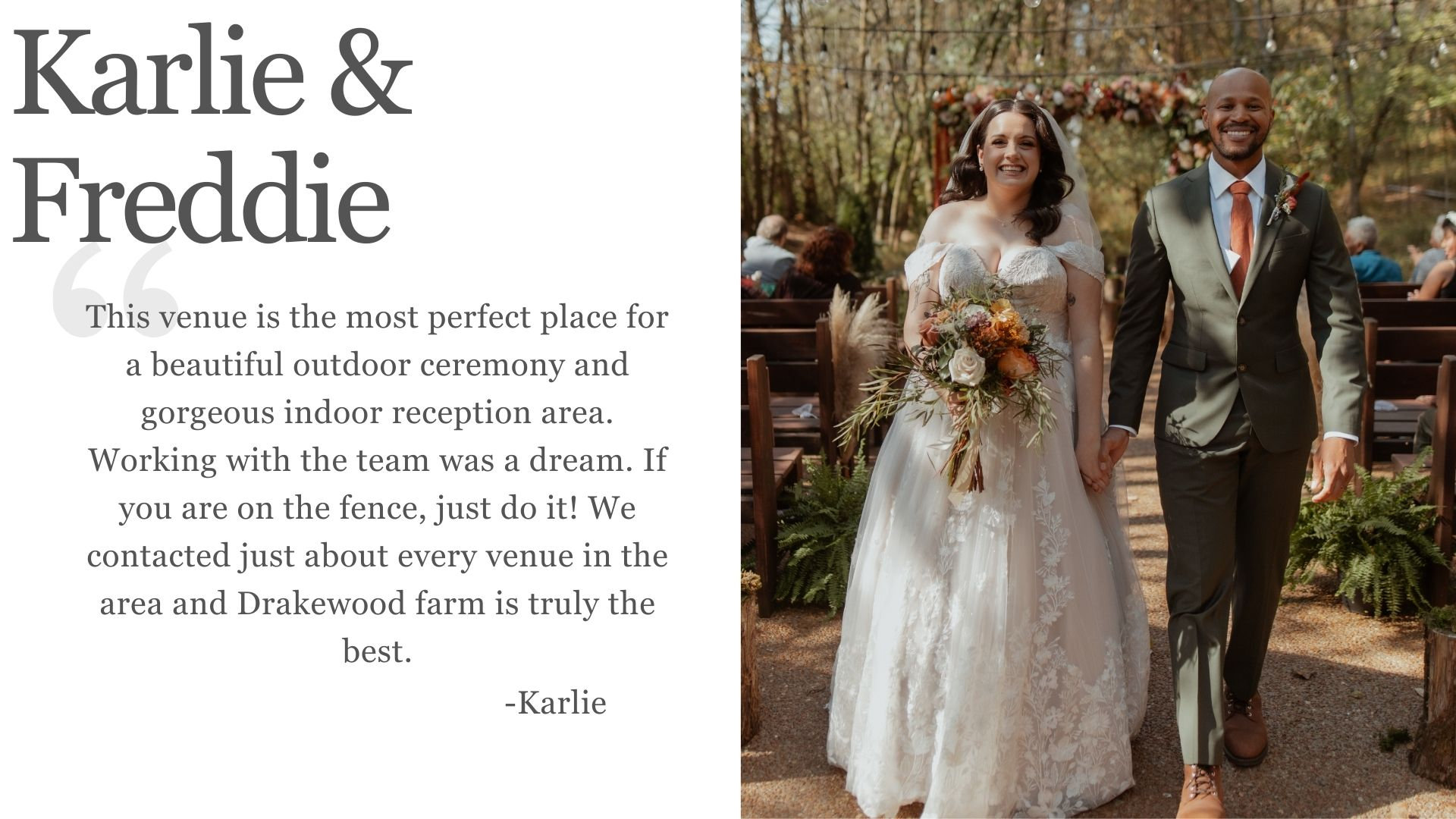 Nashville, TN All Inclusive Weddings | Drakewood Farm