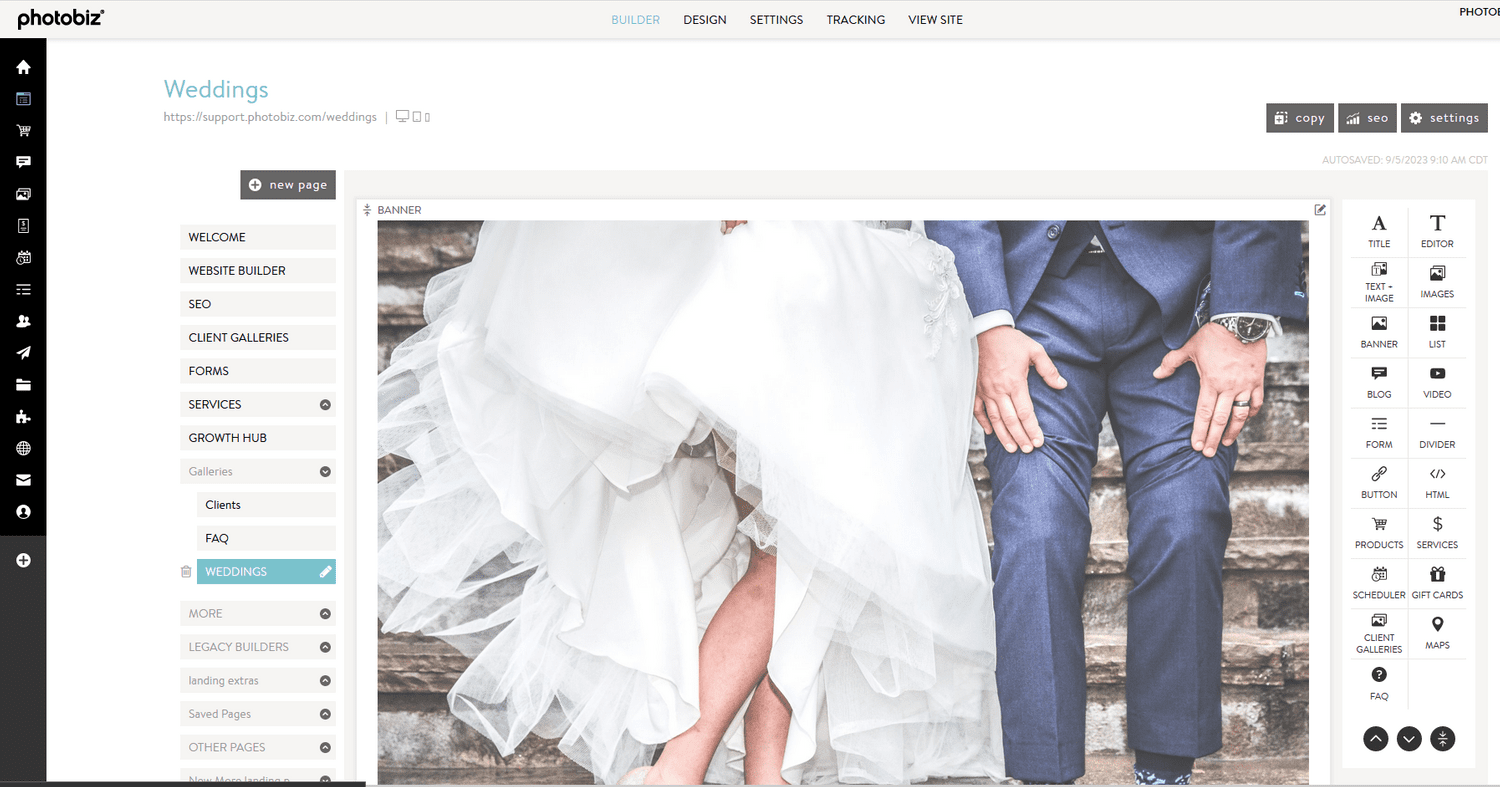 How To Link Banners - PhotoBiz Knowledge Base