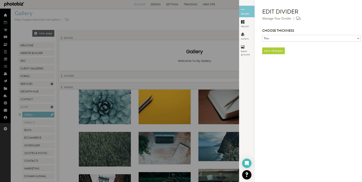 How To Upload a Custom Divider - PhotoBiz Knowledge Base