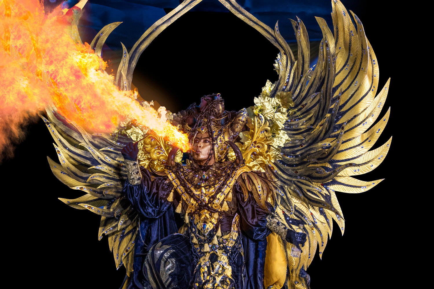 Fire breathing in Indonesia - Jim Zuckerman photography & photo tours