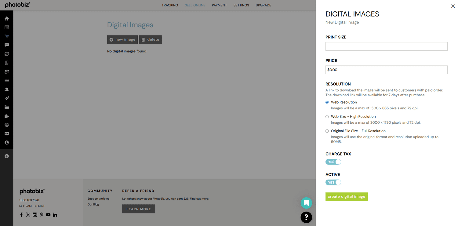 How To Set Up Digital Images - PhotoBiz Knowledge Base