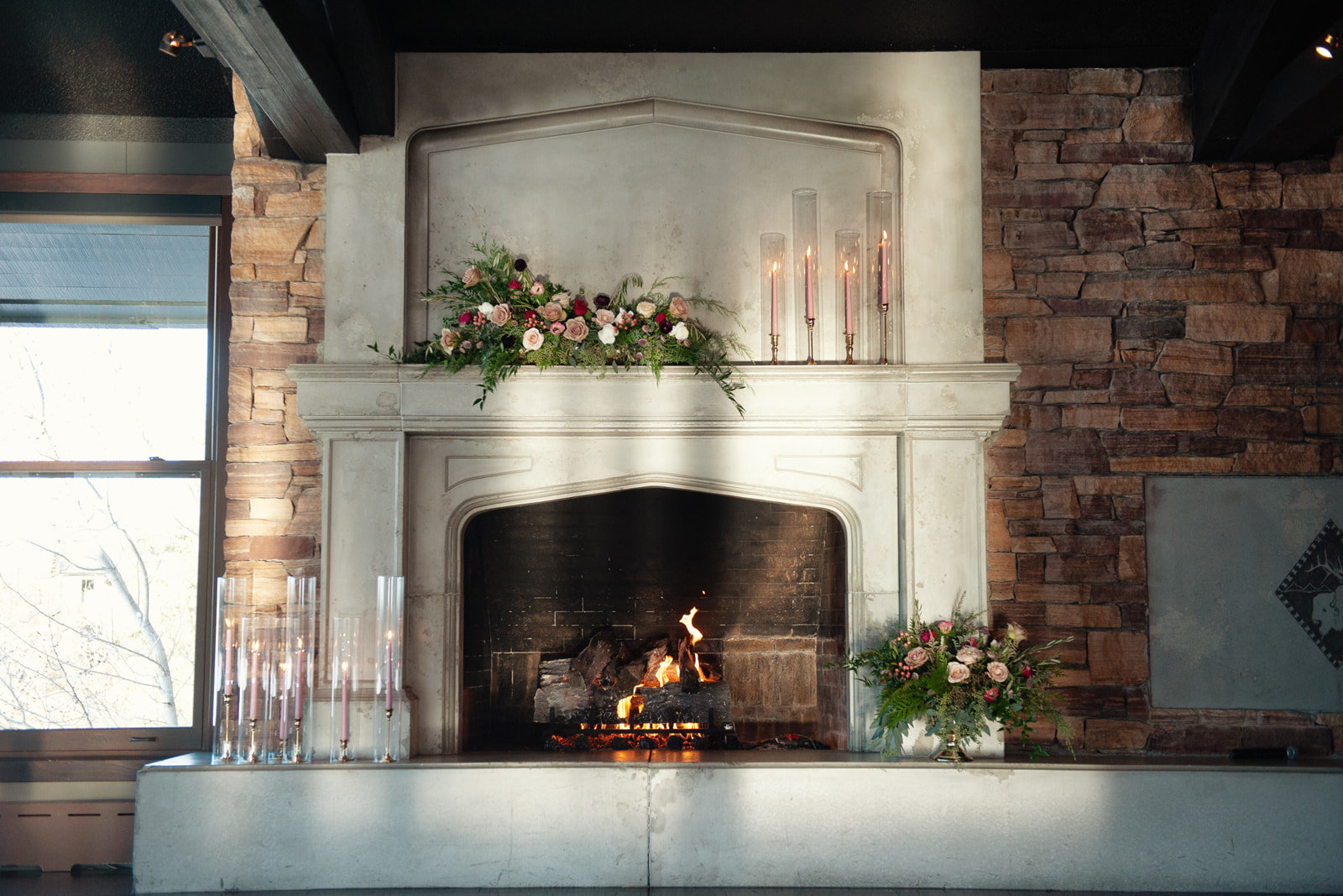 FIREPLACE FLOWERS - Flowers By Janie