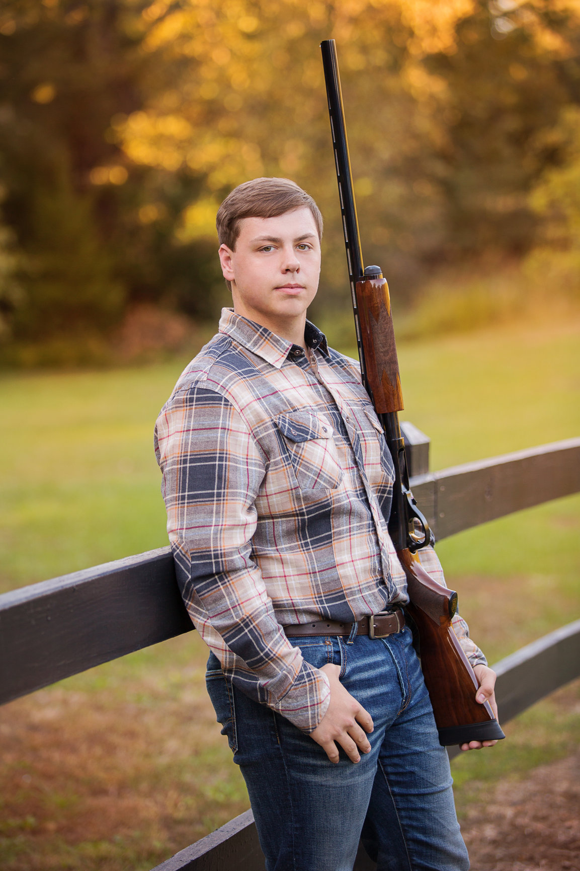 Trap Shooting Senior Pictures in Columbia Missouri - Taylen L.