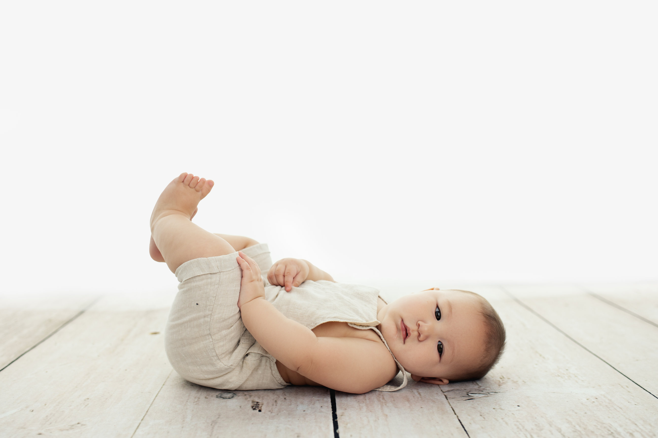 Atticus Six Month Session - Naperville Baby Photographer - Pamela Lewis ...