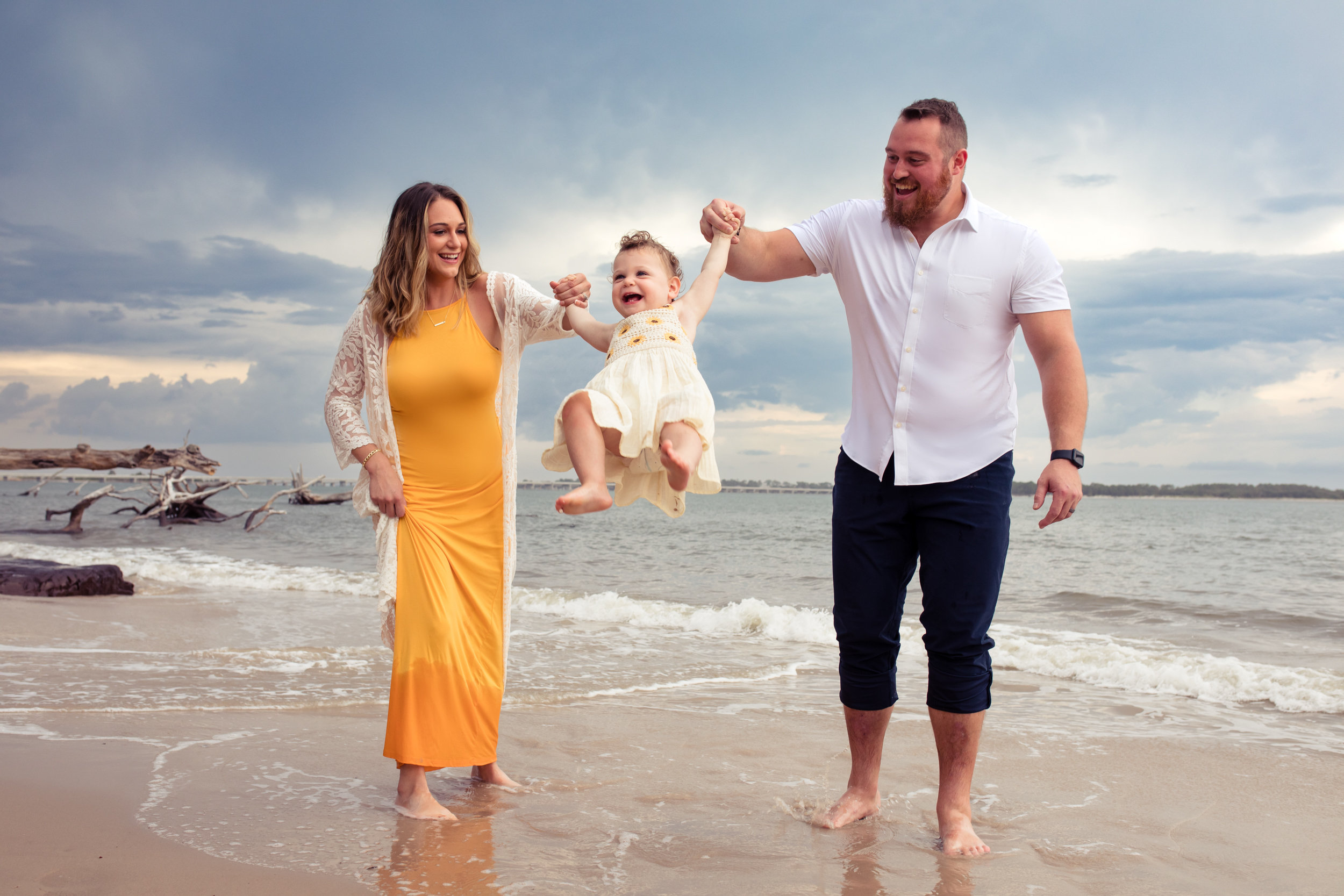 Reed Family Session at Boneyard Beach