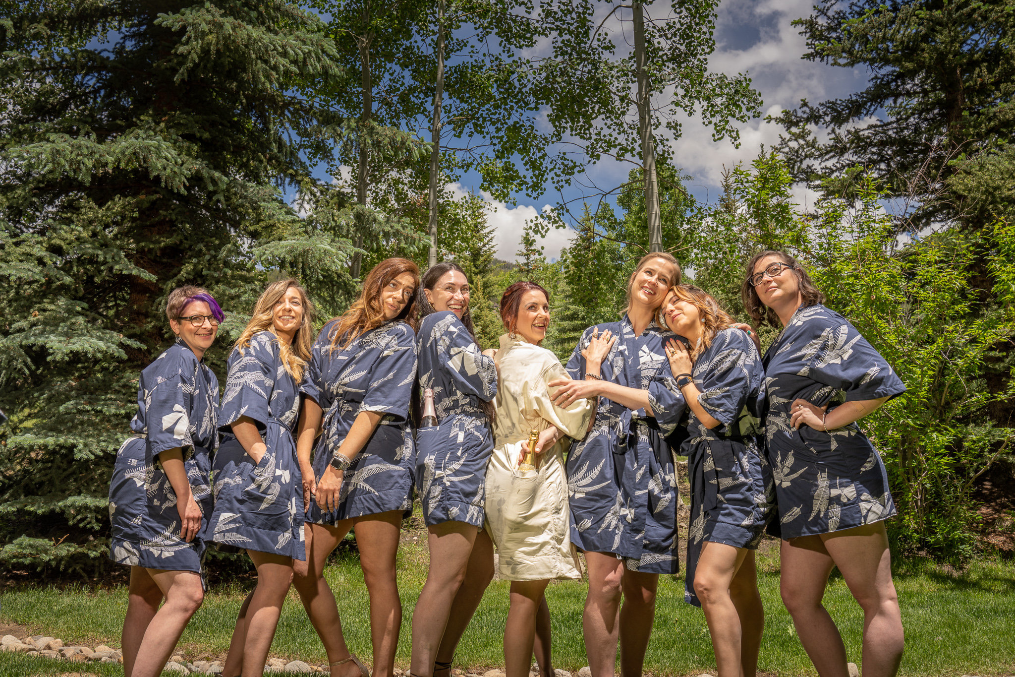 Colorado Wedding - California Cowboy Luxe Robes - Holladay Photography