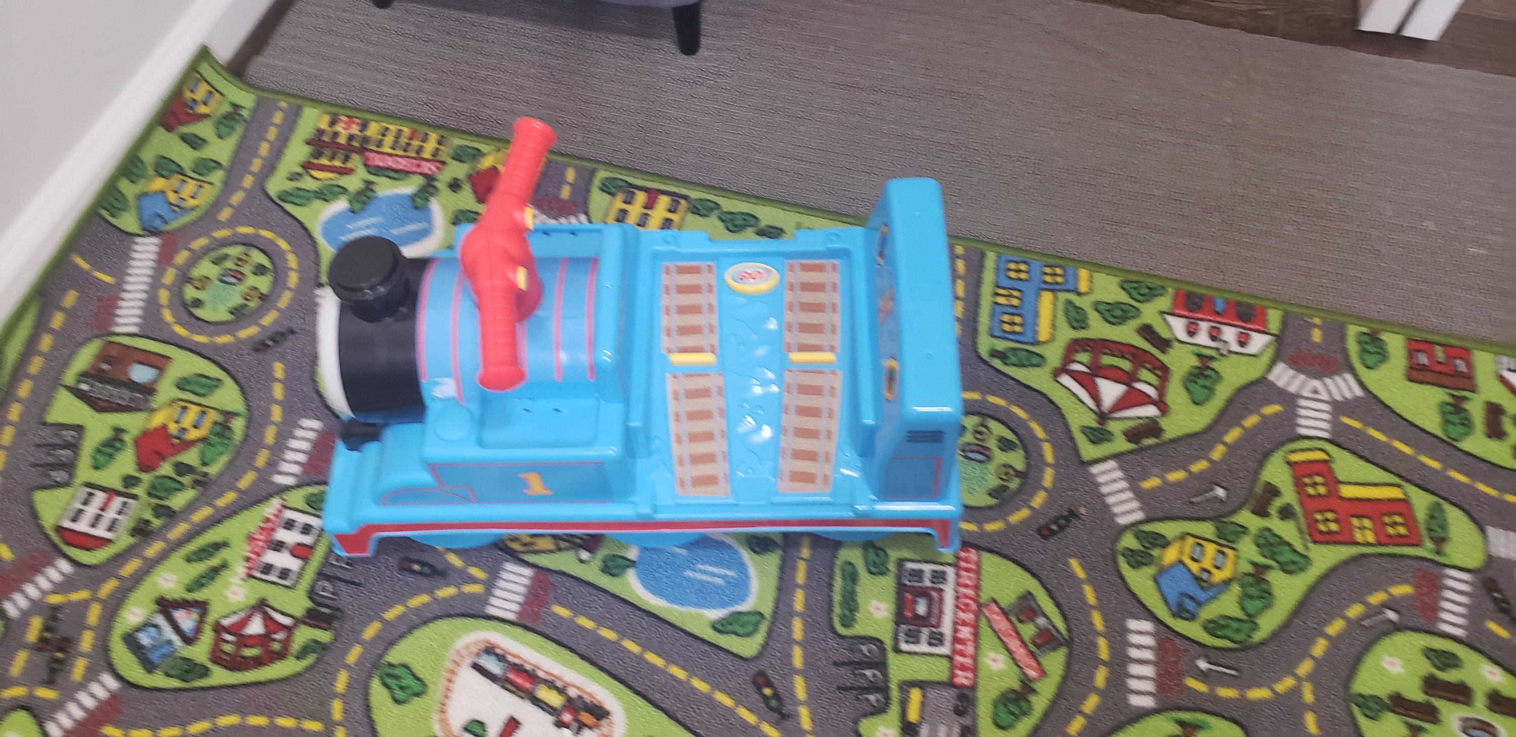A goodwill find transformed! Thomas the Tank Engine ride on toy ...