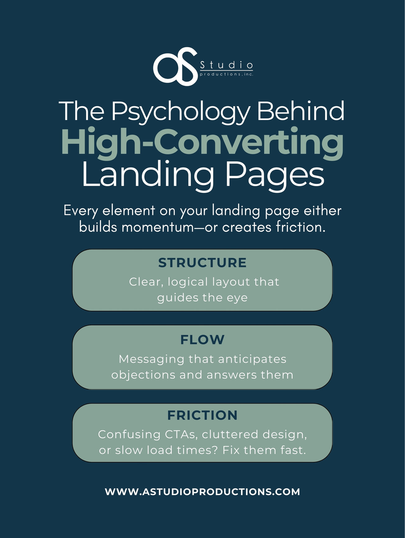 Clear Landing Page Design That Converts | Astudio, Dallas