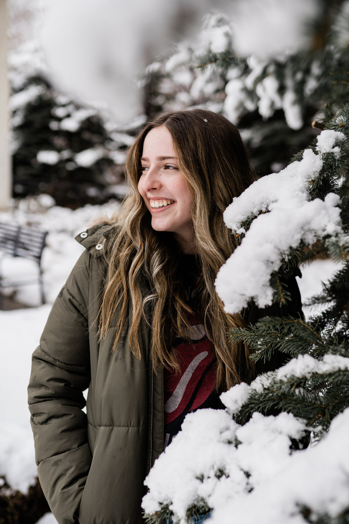 Winter Senior Portraits in the Snow - Meghan Hess Photography Utah ...