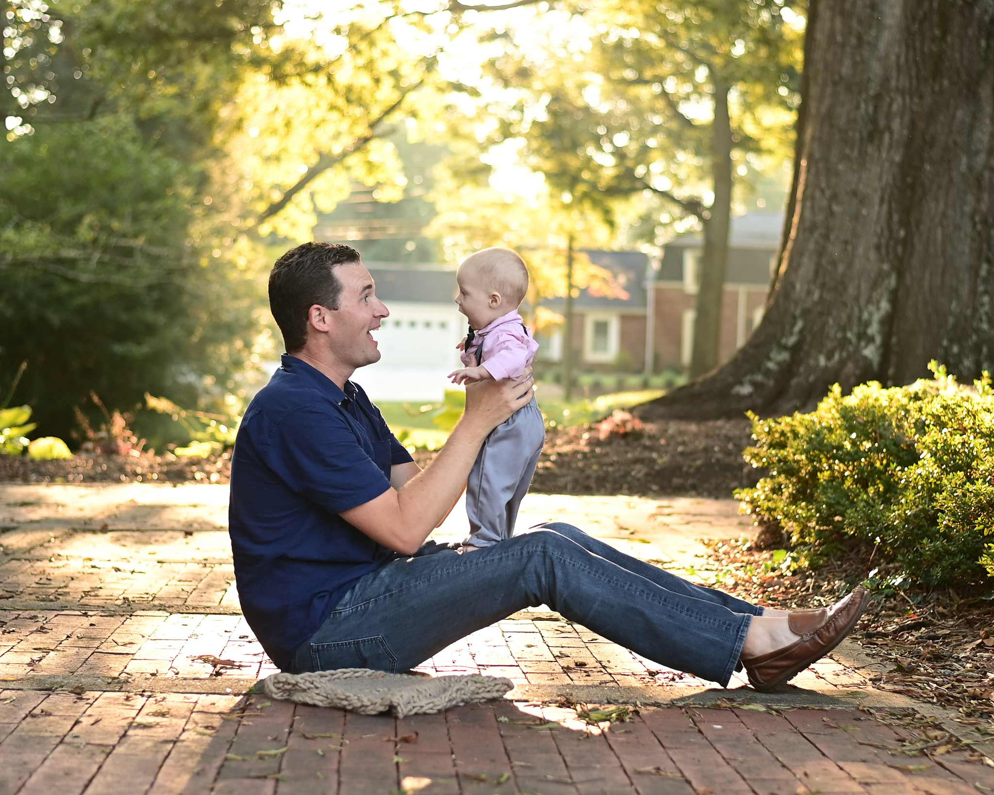 Milestone Session at sunrise with dad - Heidi Houser Photography