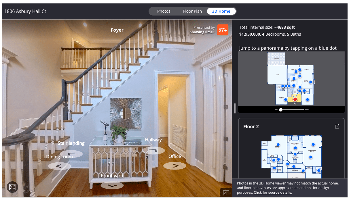 3D Tours by Mark Jacobs Productions in NC - Photography Services
