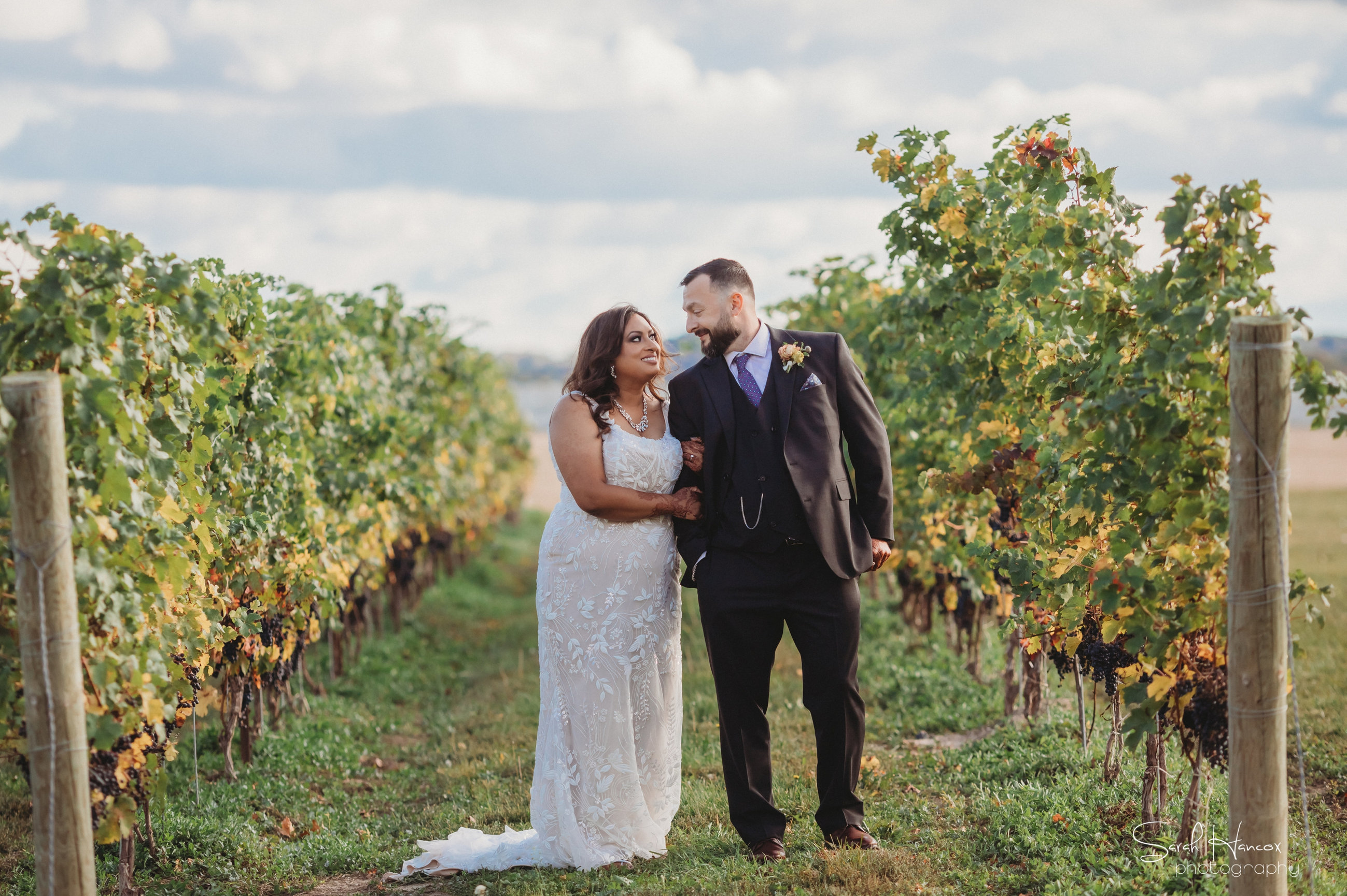 Fall Winery Wedding at the Hare Wine Co.