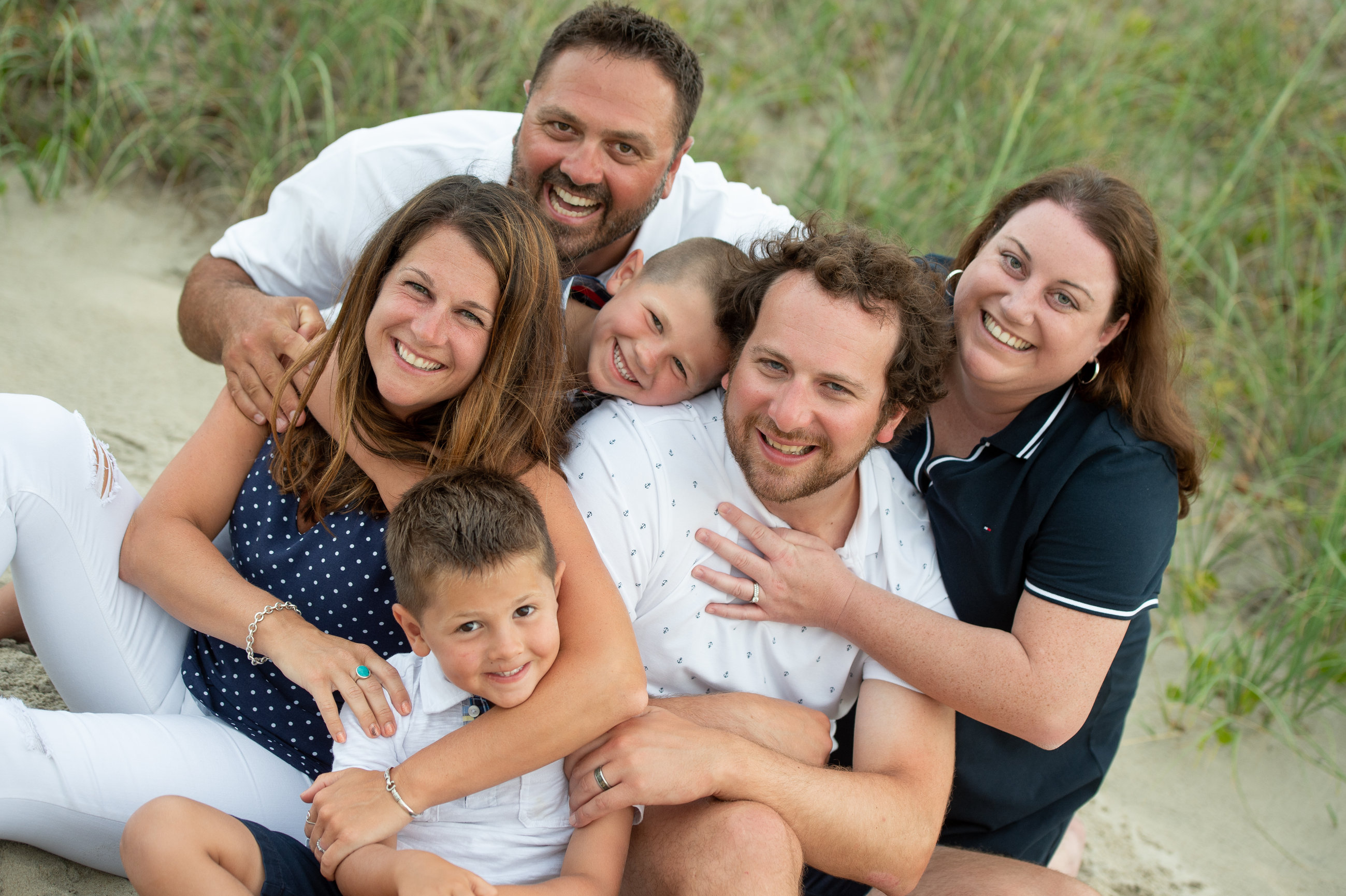 Hugs With The Hamm and DeLacy Families! - Outer Banks Family Photography