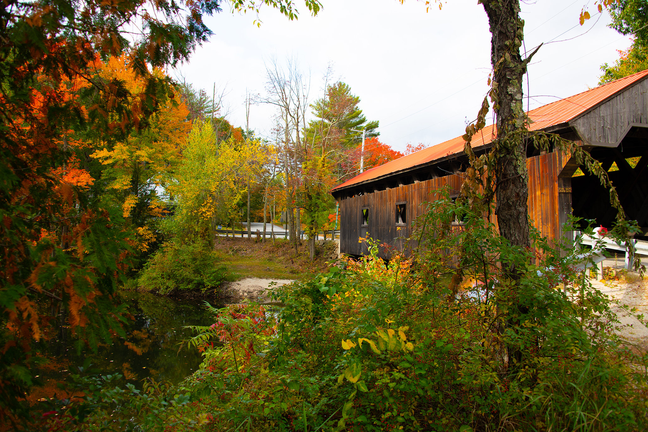 CB1008 Waterloo Covered Bridge, NH - Mark Miller Fine Art - In New York ...