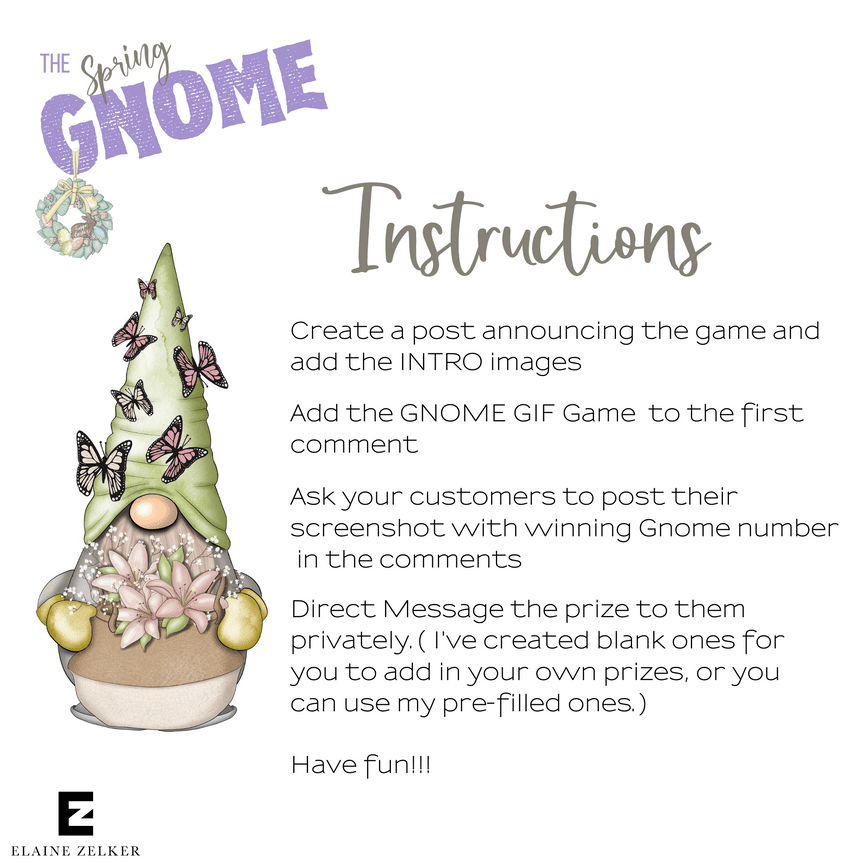 Spring Gnome GIF Game (copy) - Elaine Zelker